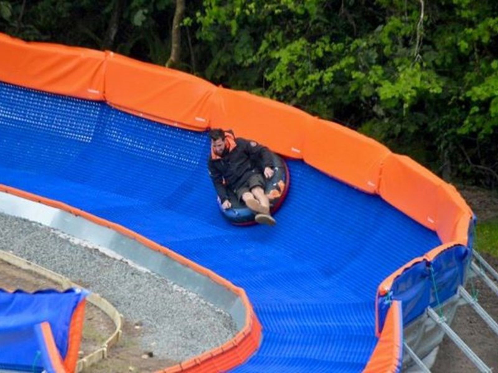 The Dragon Slide at Heatheron - Tubing Tubby Slide, Tenby, Pembrokeshire
