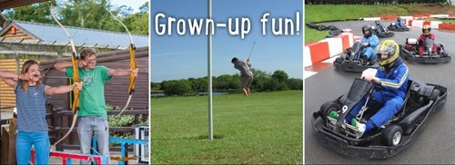 'Grown up' fun at Heatherton World of Activities, Tenby, Pembrokeshire!
