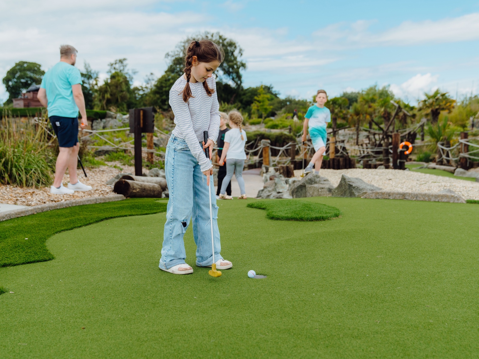 The Dragon Slide at Heatheron - Tubing Tubby Slide, Tenby, Pembrokeshire