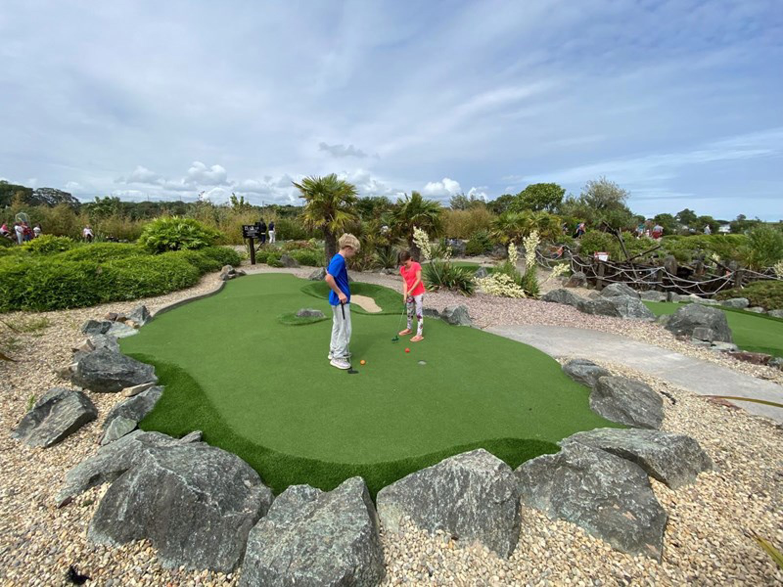 Crazy Adventure Golf at Heatherton, Tenby, Pembrokeshire